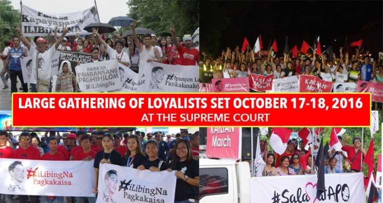 Loyalists start gathering at the Supreme Court – Bagong Lipunan