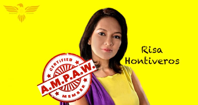 Raissa Robles, a certified A.M.P.A.W. member – Bagong Lipunan