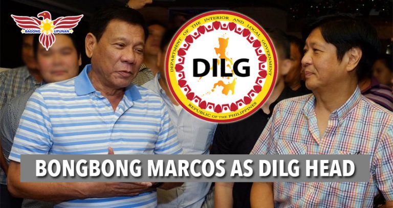 Bongbong Marcos as DILG head – Bagong Lipunan