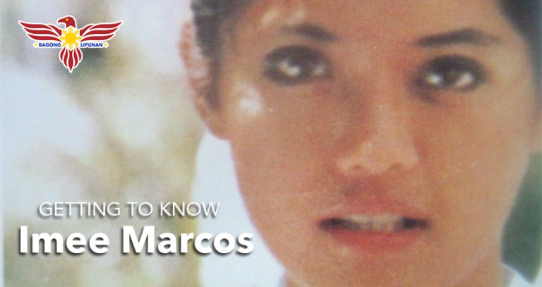Getting to know Imee Marcos – Bagong Lipunan