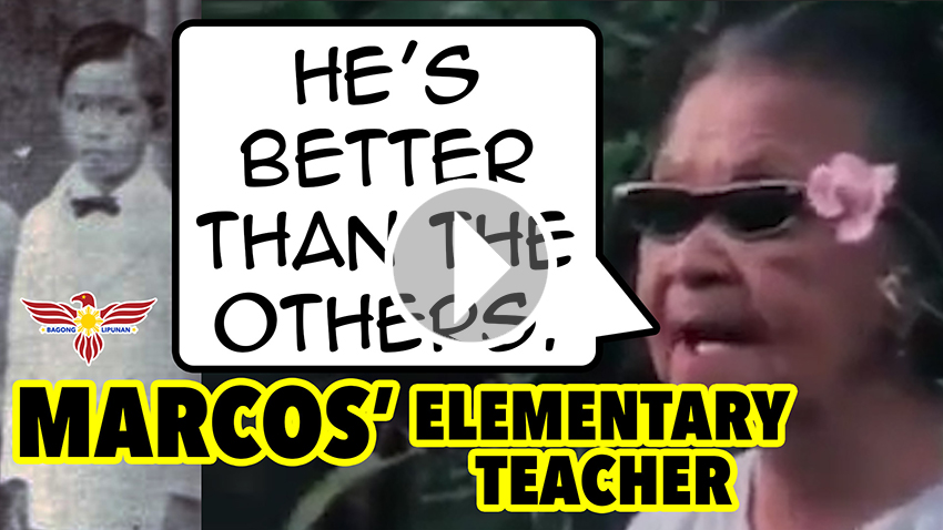 Interview of Marcos’ Elementary Teacher and Classmate – Bagong Lipunan