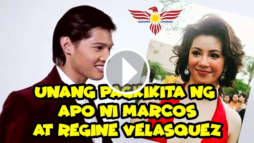 Unang pagkikita ng unang apo ni Marcos at singer Regine Velasquez ...