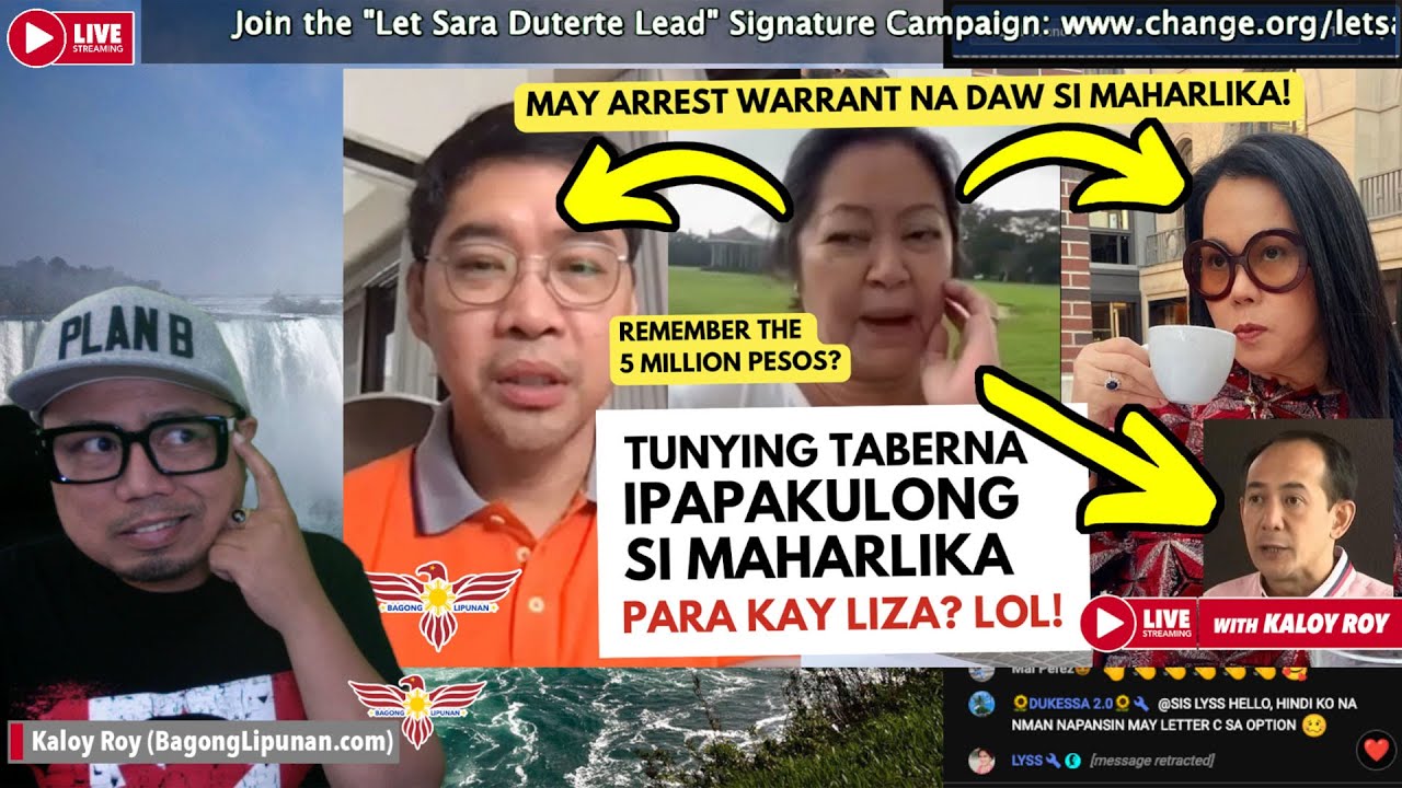 TUNYING TABERNA NABABALIW SA PRESSURE NI LIZA MARCOS? AARESTOHIN NA SI ...