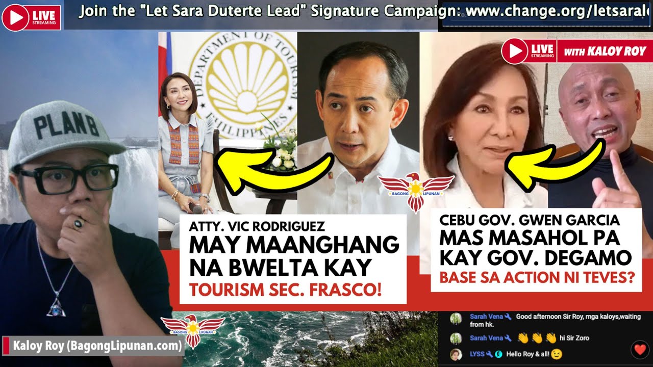 VIC RODRIGUEZ SINITA SI TOURISM SEC. FRASCO | CEBU GOV. GWEN MAS ...