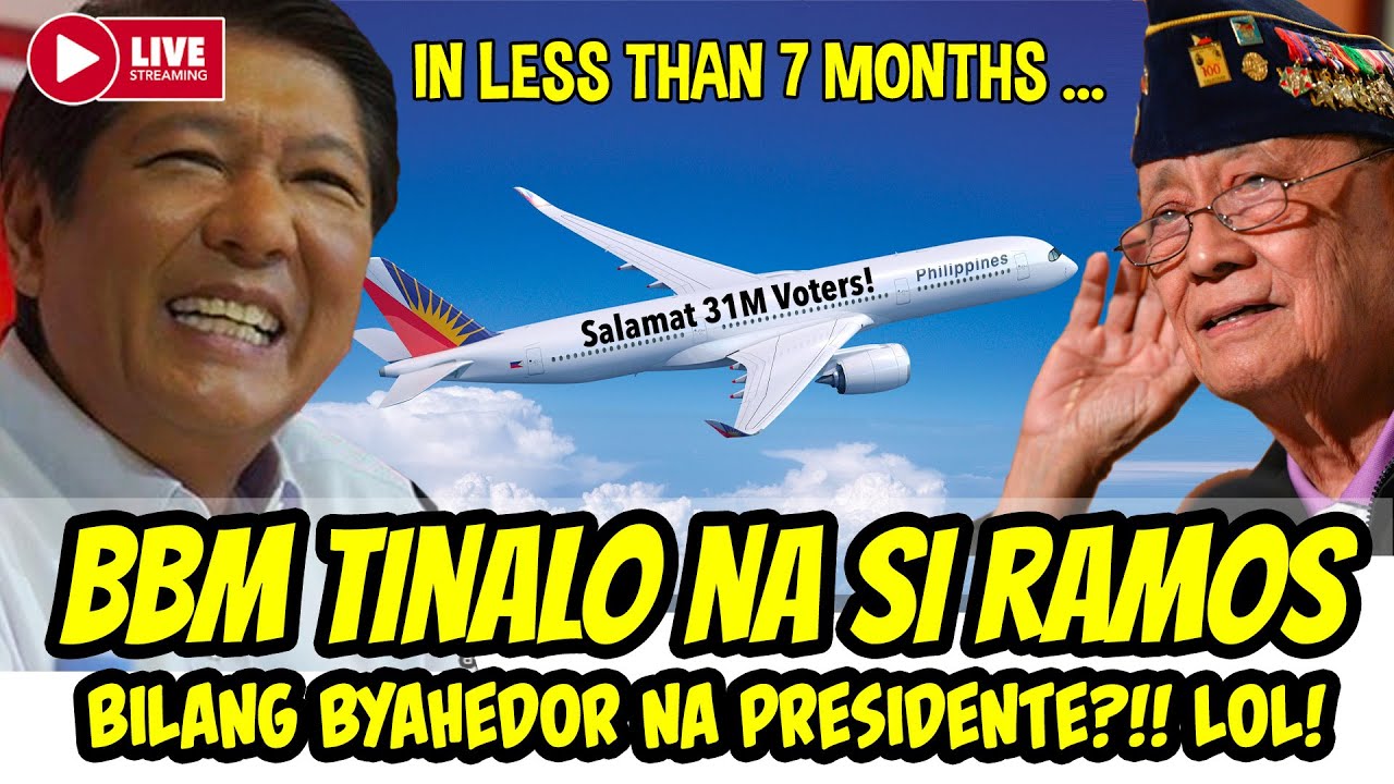SABI NA EH! BONGBONG MARCOS TINALO SI RAMOS BILANG BYAHEDOR NA PANGULO ...