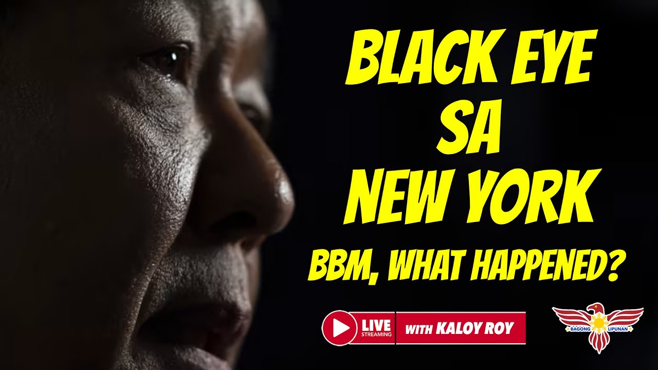 OMG! BLACK EYE SA NEW YORK? Bongbong Marcos, what happened? [301 ...