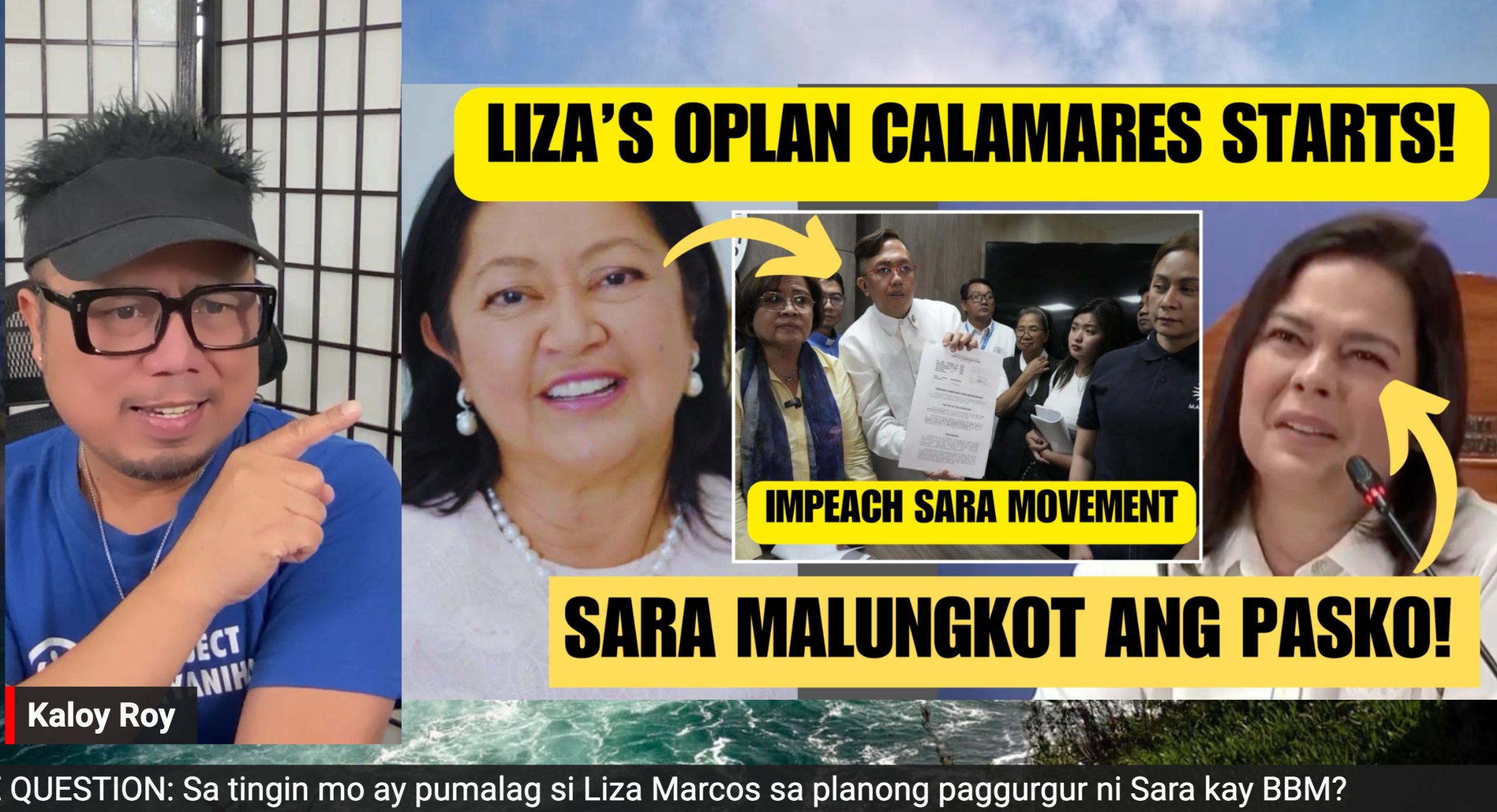 OPLAN CALAMARES JUST STARTED! LIZA MARCOS VS SARA DUTERTE IN THE END ...