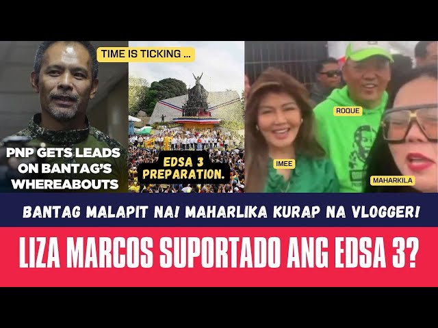 BANTAG MALAPIT NA! MAHARLIKA KURAP! LIZA MARCOS SUPPORTS EDSA 3 ...