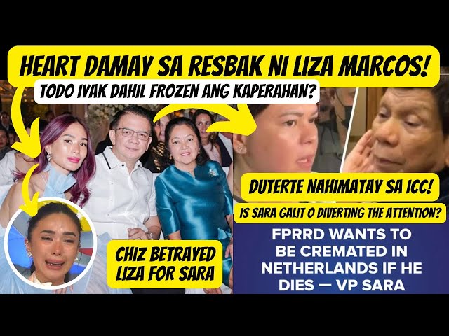 CRYING FROZEN HEART CAUSED BY CHIZ’S BETRAYAL! DUTERTE MALAPIT NA? SARA ...