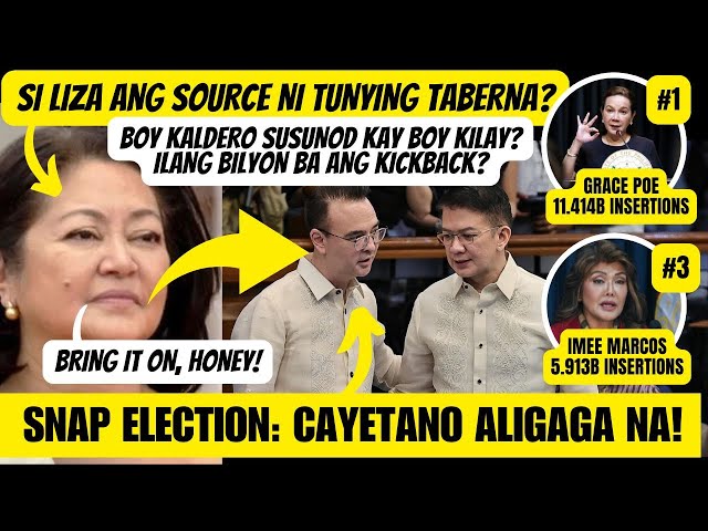 LIZA MARCOS VS CAYETANO’s SNAP ELECTION | GRACE POE, IMEE MARCOS NUMBER ...