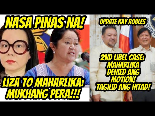 LIZA TO MAHARLIKA: MUKHANG PERA! | UPDATE: ROBLES KINATIGAN NG U.S ...