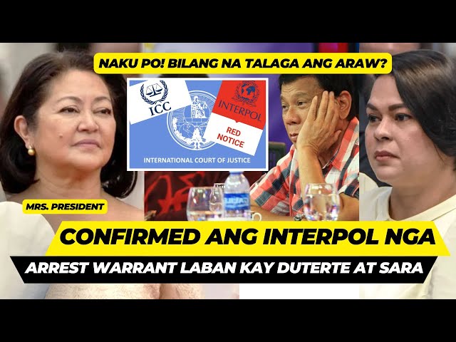 OMG! CONFIRMED NGA ANG INTERPOL SA ARREST WARRANT LABAN KAY DUTERTE AT ...