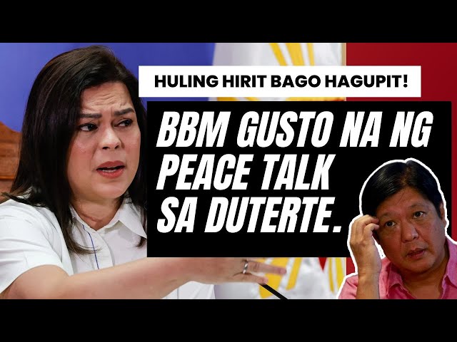 PEACE TALK NI BBM SA MGA DUTERTE IKINASA NA! – Bagong Lipunan