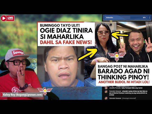 HALA! OGIE DIAZ BINOLJAK NA SI MAHARLIKA! | BANGAG POST NI MAHARLIKA ...