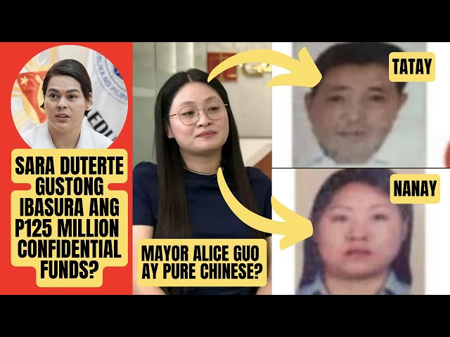 NANAY NI MAYOR ALICE GUO AY CHINESE? | SARA DUTERTE IPAPABASURA SA SC ...